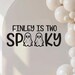 Two Spooky Decal for Baby's Second Birthday Halloween Birthday Party ...