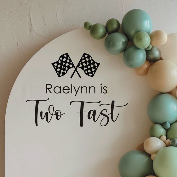Two Fast Sign - Etsy