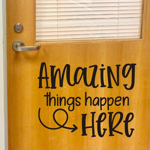 Classroom Door Vinyl Wall Decal Sticker School Classroom - Etsy