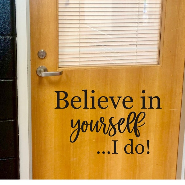 Believe Wall Decal - Etsy