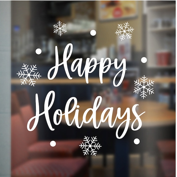 Holiday Decals - Etsy