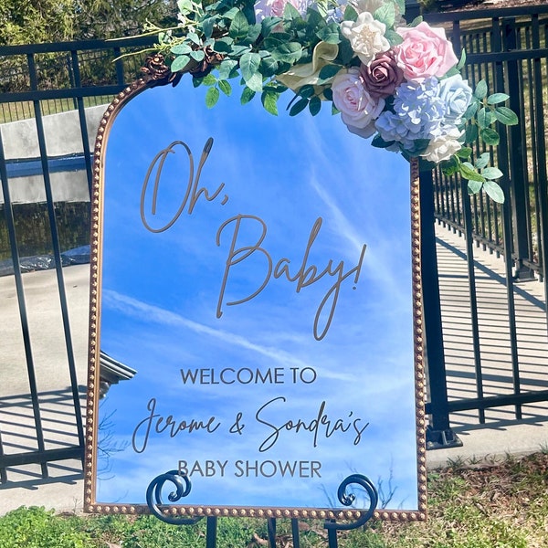 Oh Baby Balloon Arch Sign - Etsy