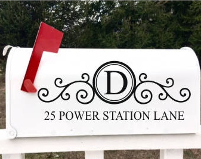 Mailbox Decals-set of Two Vinyl Decals-address Decals for Mailbox ...