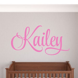 Name Decal for Wall Vinyl Decor Bedroom Children Kids Wall Decals ...
