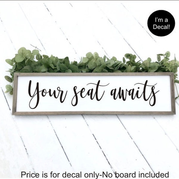 Find Your Seat - Etsy