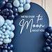 We’re Over the Moon About You Baby Shower Vinyl Decal | Gender Reveal ...
