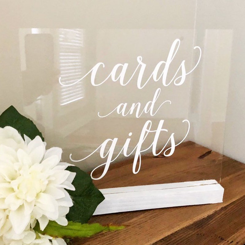 Card Box Sign - Etsy