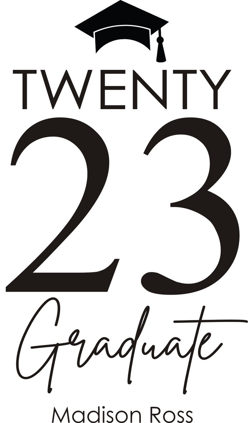 Graduation Decal for Sign Balloon Arch Grad Party Class of - Etsy