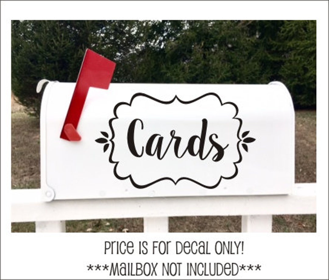 Cards Wedding Decal Vinyl Decal for Wedding Gift Table Cards and Gifts ...