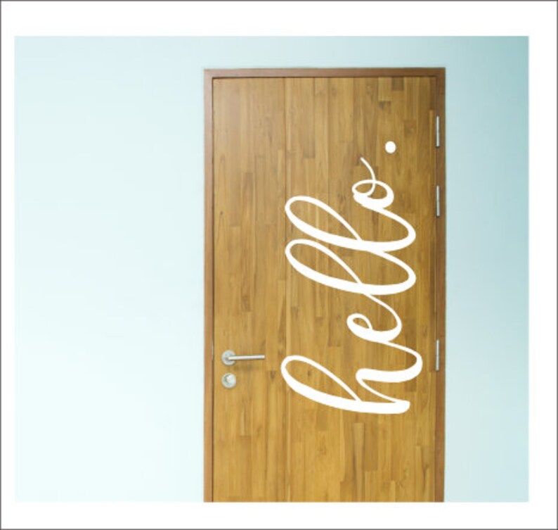 Hello Classroom Decal Door Decal Vinyl for Classroom Door - Etsy