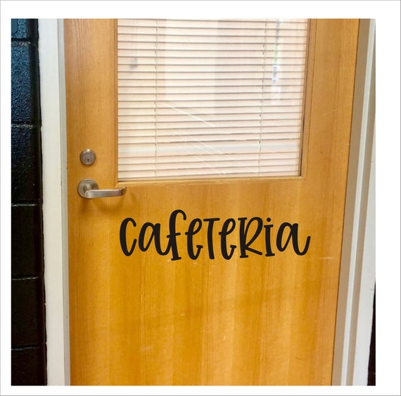 Cafeteria Wall Decal Vinyl Decal for School or Classroom | Etsy