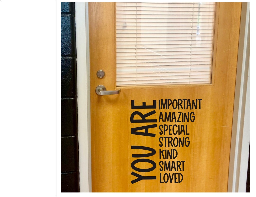 You Are Amazing Decal for Classroom Door or Wall School Vinyl Decal ...