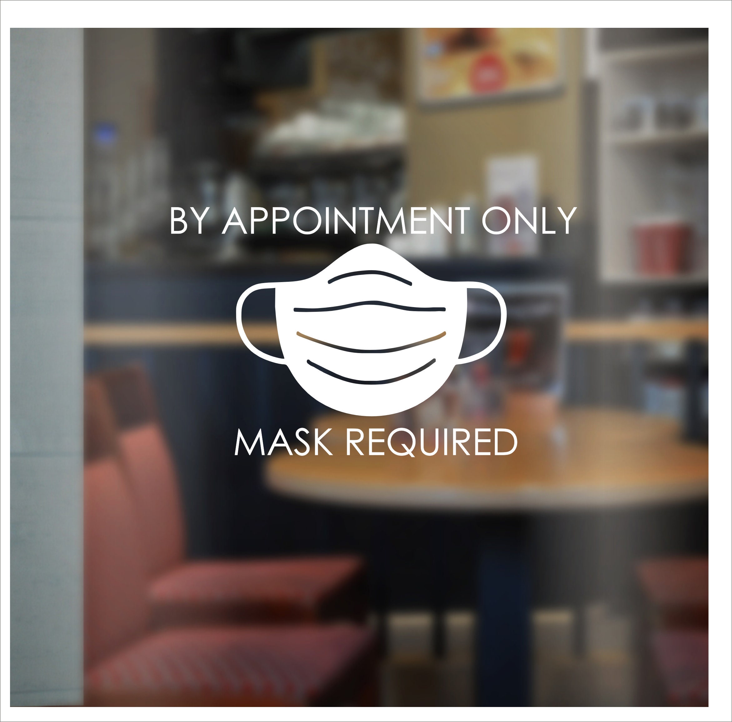 By Appointment Only Decal for Store or Business Front Window | Etsy