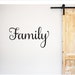 Family Wall Decal Family Sign Vinyl Decal Home Decor Family Decal for ...