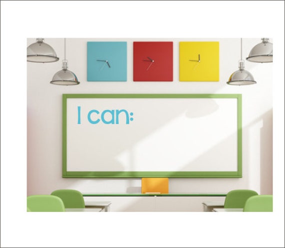 I Can Decal Classroom Decal Teacher Decal Vinyl Wall Decal - Etsy