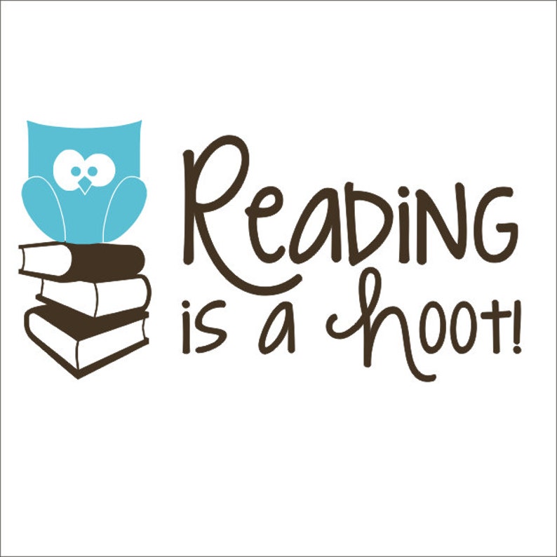 Reading is a Hoot Wall Decal School Classroom Decor Reading | Etsy