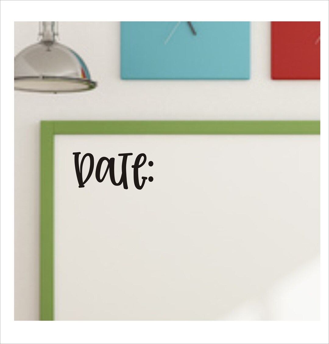 Date Decal for Classroom Whiteboard or Chalkboard Teacher Decals ...