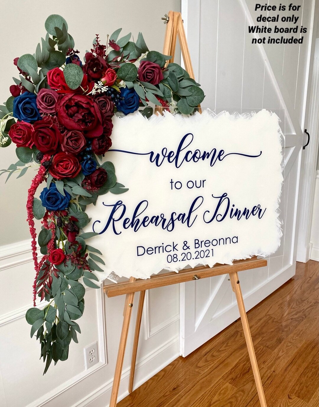Rehearsal Dinner Decal for Sign Welcome to Our Rehearsal Dinner Vinyl ... Rehearsal Dinner Decal for Sign Welcome to Our Rehearsal Dinner Vinyl ...