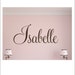 Personalized Name Decal Wall Decal Vinyl Wall Decal Housewares Girls ...