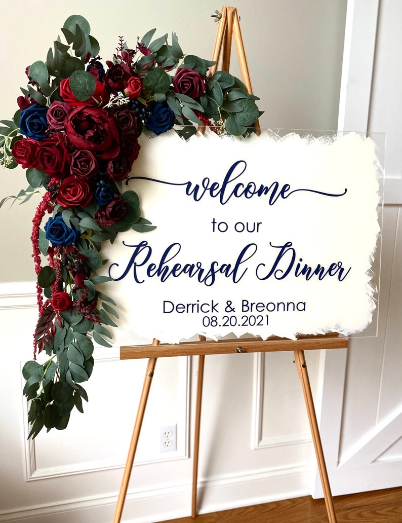 Rehearsal Dinner Decal for Sign Welcome to Our Rehearsal - Etsy Rehearsal Dinner Decal for Sign Welcome to Our Rehearsal - Etsy