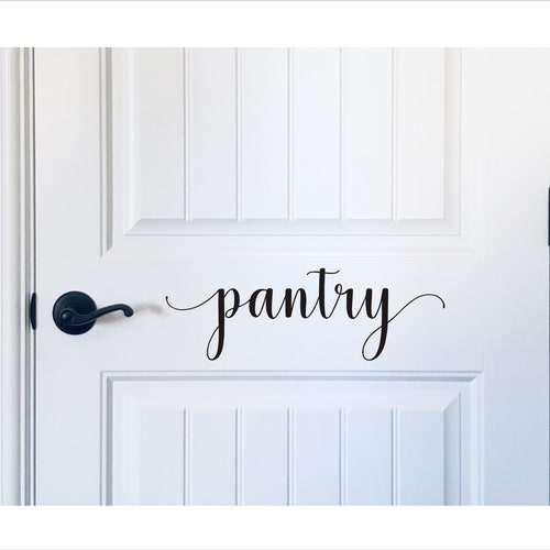 Pantry Vinyl Vinyl Decal Etsy