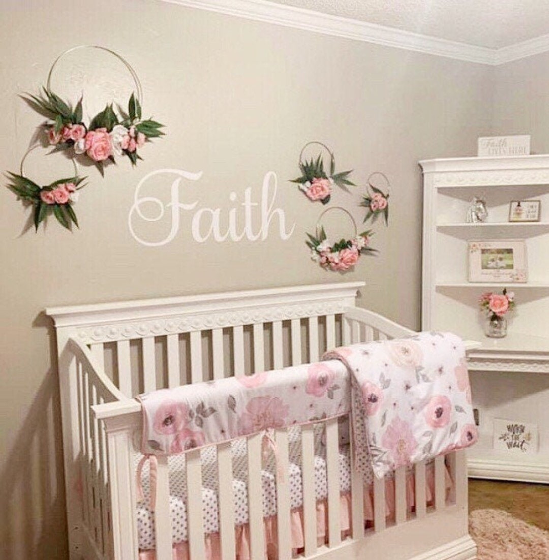 Girls Name Decal Vinyl Wall Decor for Girls Bedroom or Nursery Wall ...