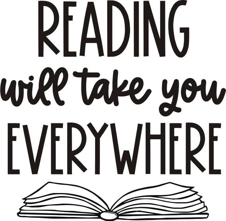 Reading Will Take You Everywhere Decal for Door or Classroom | Etsy
