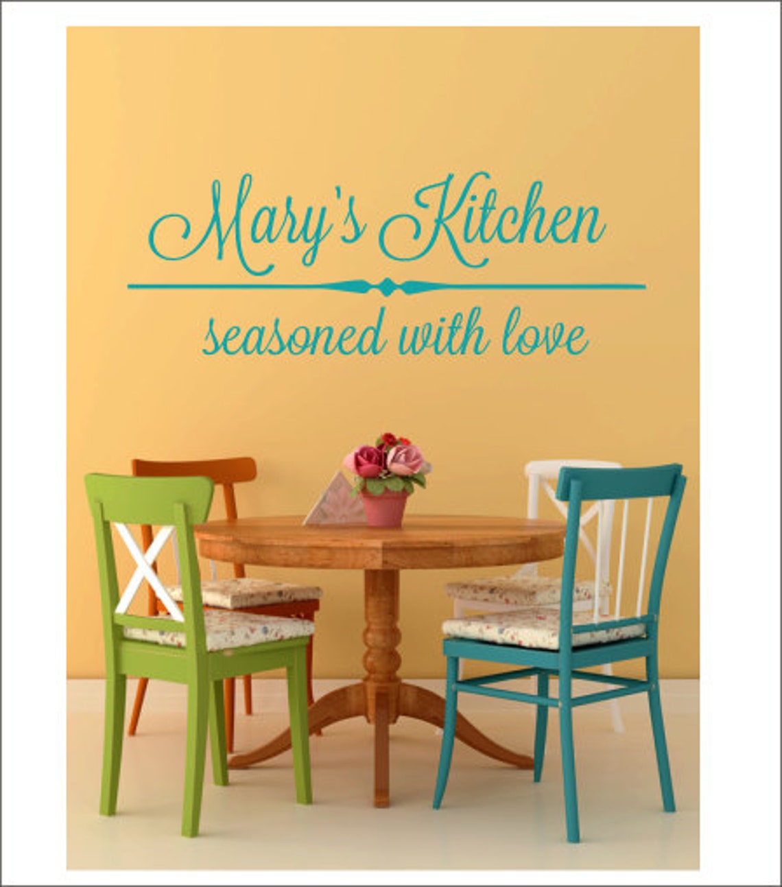 Personalized Kitchen Decal Vinyl Decal Vinyl Wall Decal - Etsy