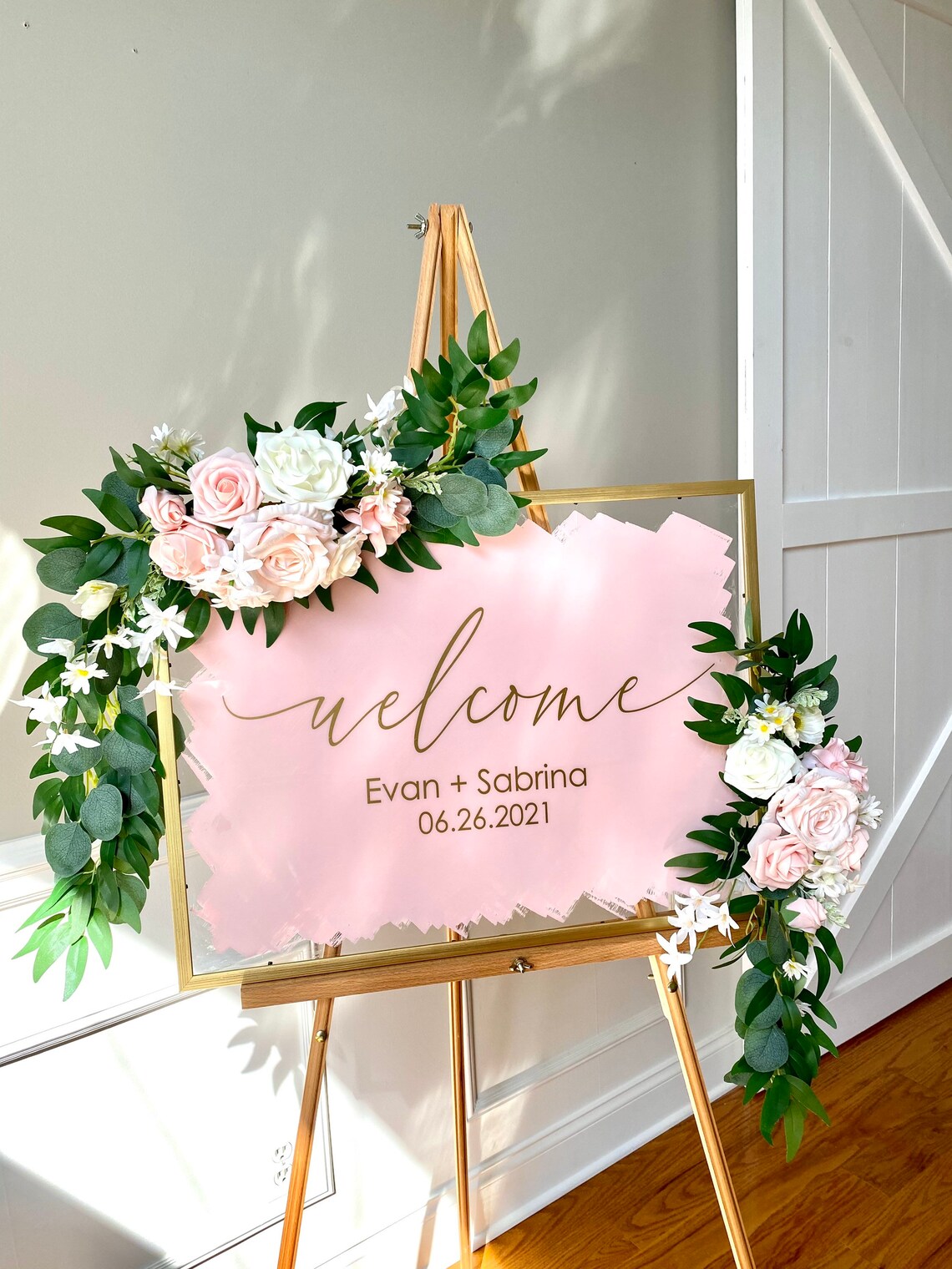 Welcome Decal for Wedding Sign Wedding Venue Entrance Sign | Etsy