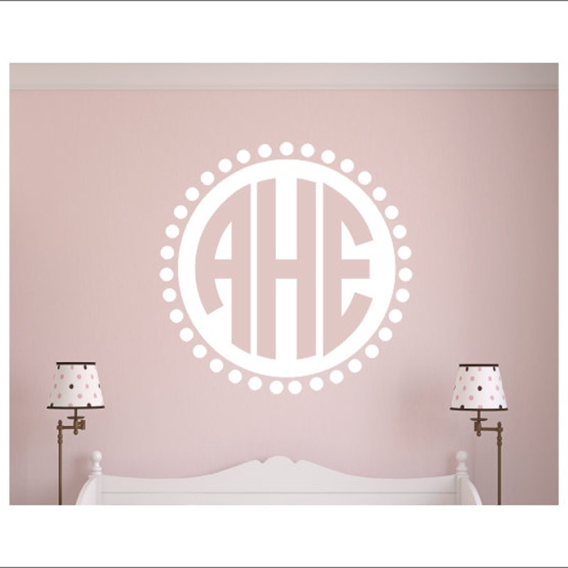 Monogram Wall Decals - Etsy