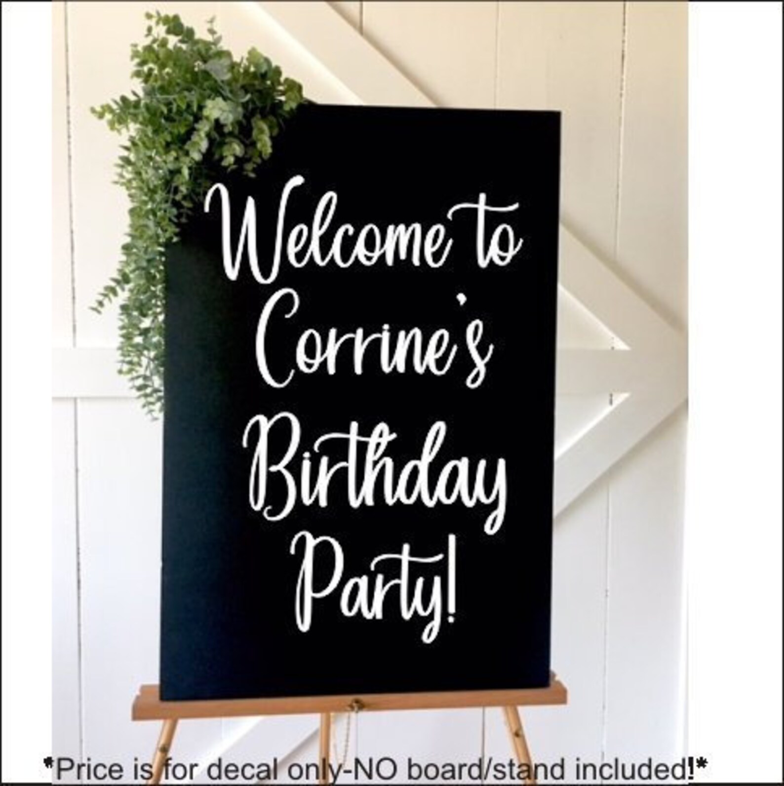 Birthday Party Decal Vinyl Decor for Party Birthday Party Sign - Etsy