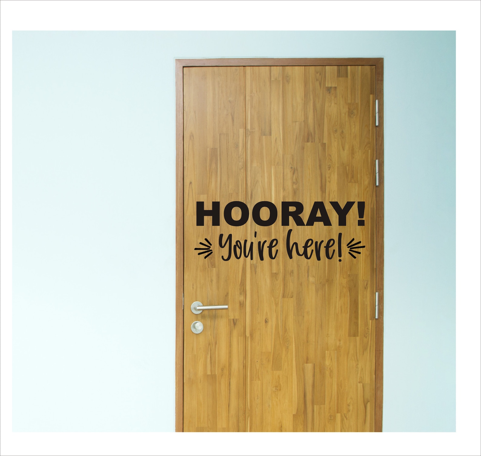 Hooray You're Here Decal for Classroom Door Elementary | Etsy