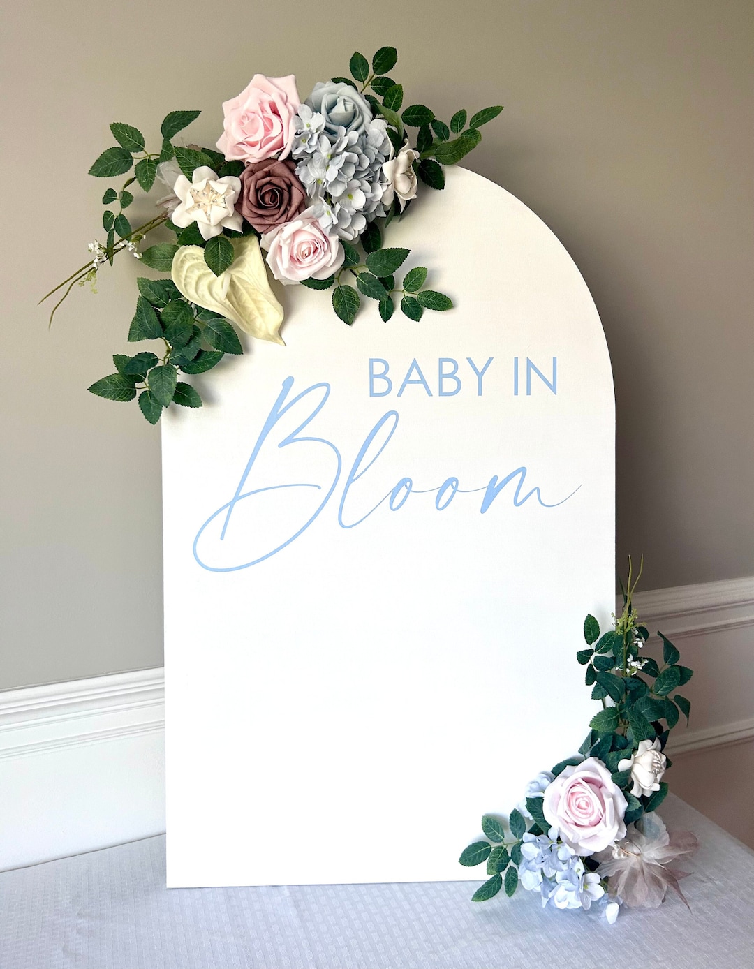Baby in Bloom Decal for Baby Shower Sign Making Baby Shower Vinyl Decal ...