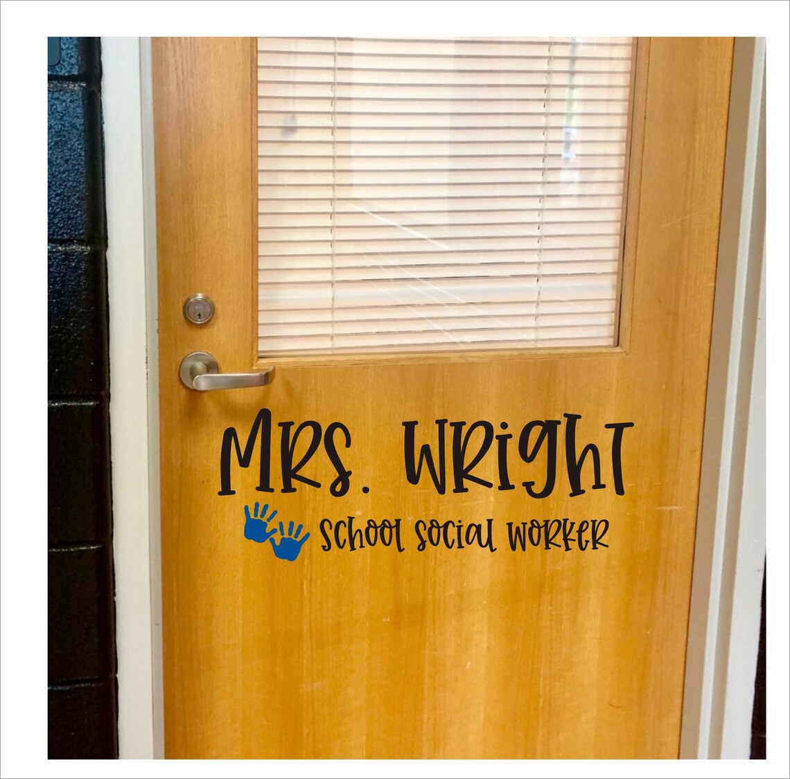 School Social Worker Decal for Door Wall or Window Social - Etsy