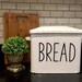 Decal Only-bread Vinyl Decal-farmhouse Decal-rustic Bread Box Decal ...