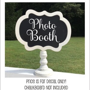 Photo Booth Decal Wedding Decal Vinyl Decal for Wedding Decor Vinyl DIY ...