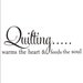 Quilting Vinyl Decal Wall Decal Quilting Wall Decal Warms the Heart and ...