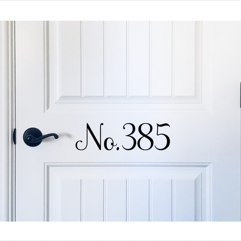 Vinyl House Numbers - Etsy