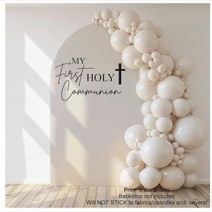 My First Holy Communion Decal for Backdrop Arch Religious Vinyl Decal ...