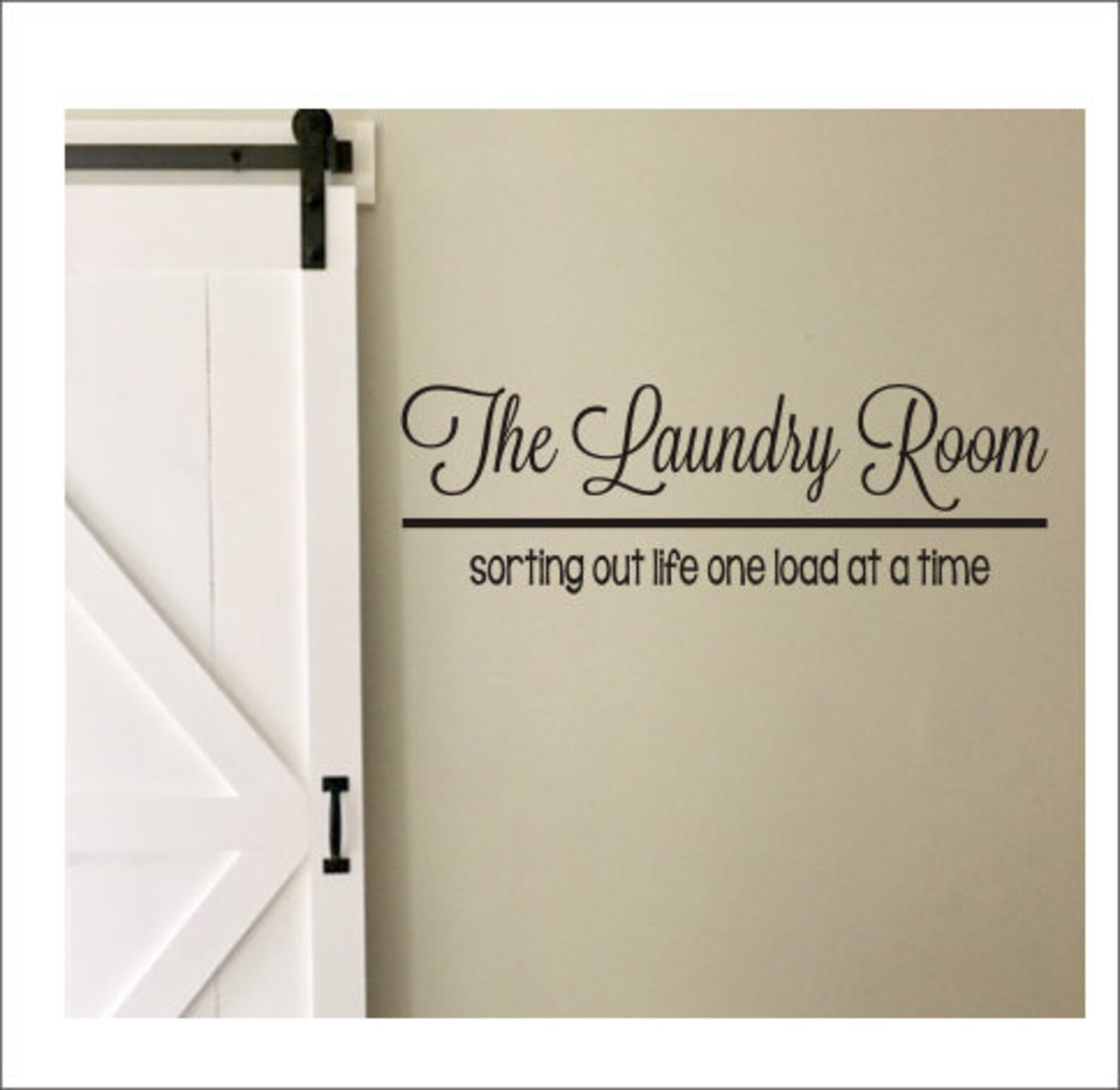 The Laundry Room Vinyl Wall Decal Large Vinyl Decor Laundry - Etsy