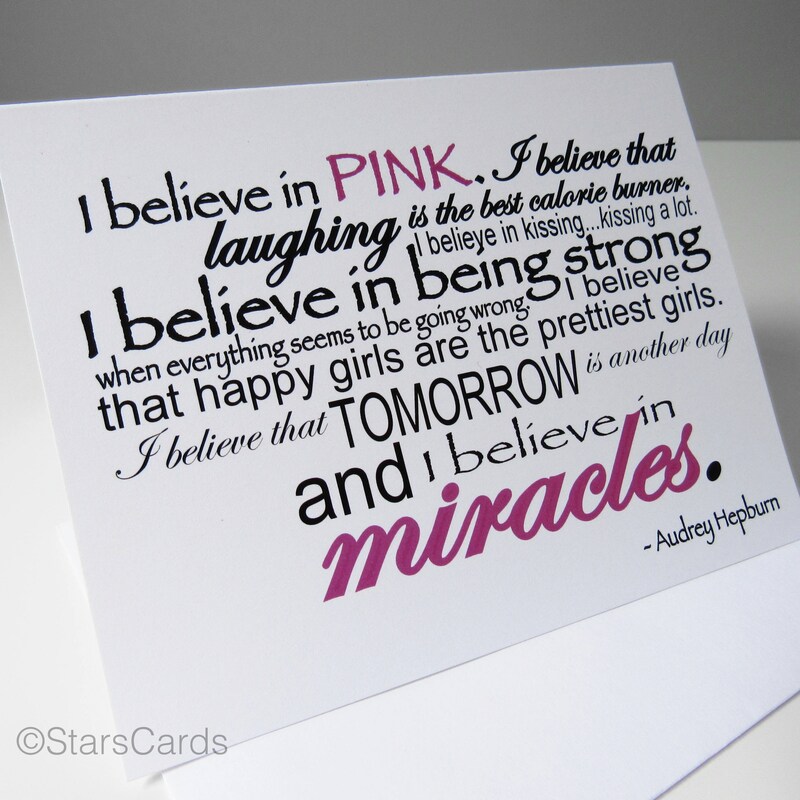 I Believe in Pink - Etsy