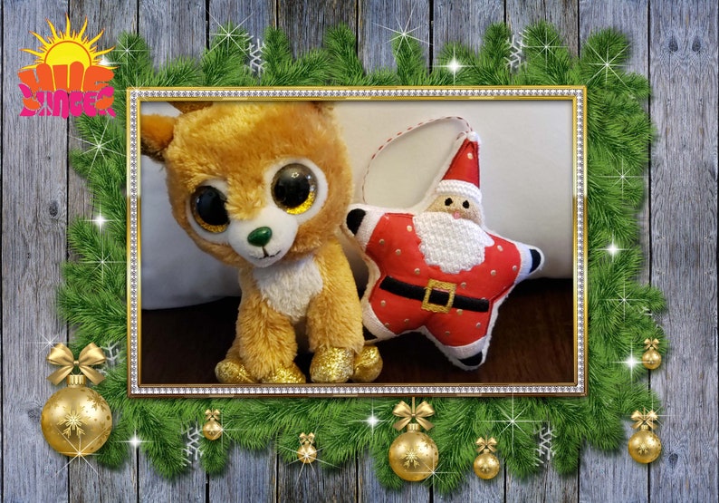 HL ITH Santa Star Stuffie HL5635 - Etsy