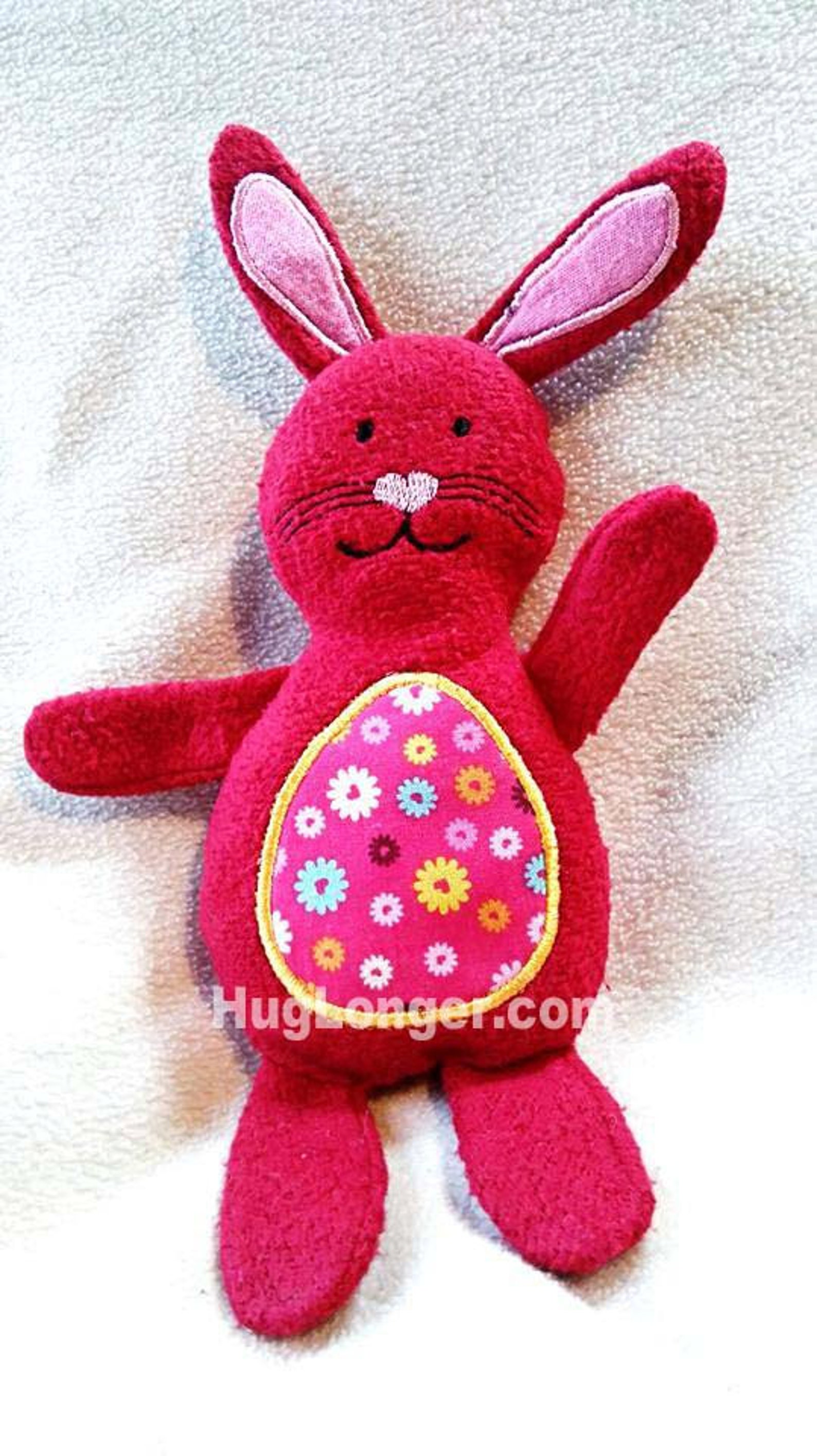 ITH Bunny Stuffie Embroidery File - Etsy