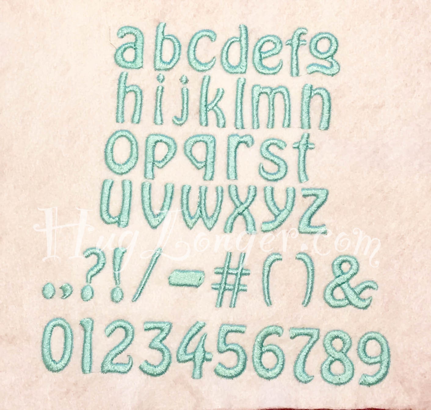 Hobo 1 Inch Font HL2144 Embroidery File - Etsy