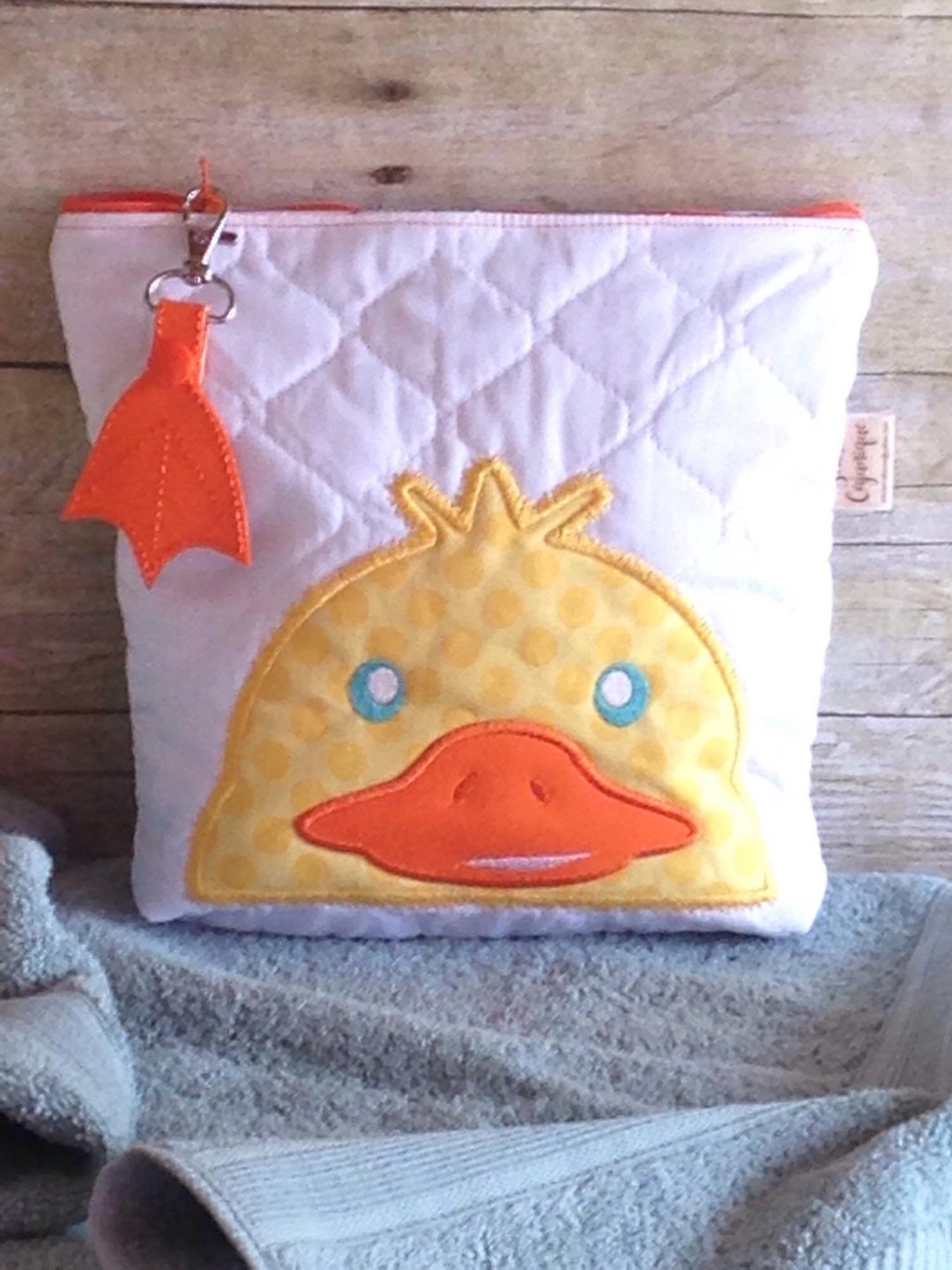 Applique Peeker Duck ITH Duck Foot Fob HL2183 Embroidery File - Etsy