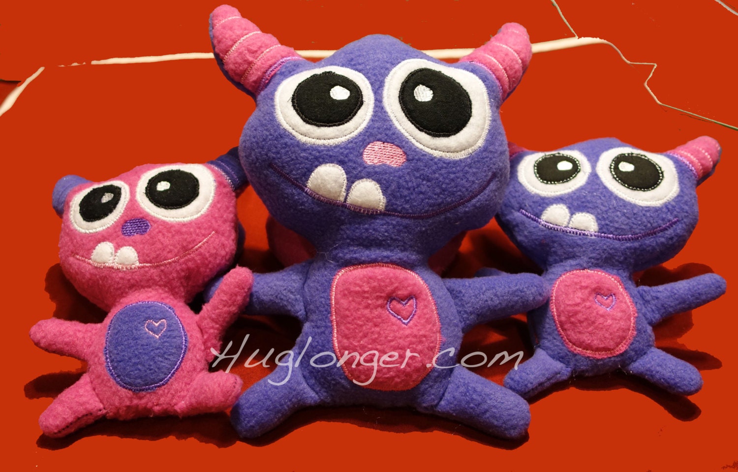 In the Hoop Monster Stuffie - Etsy UK