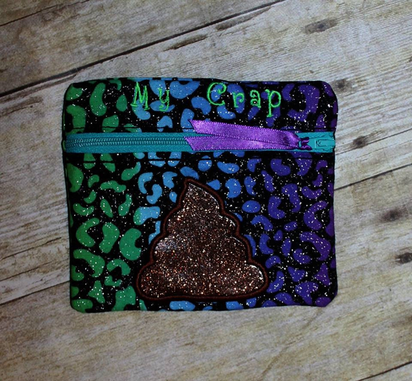 ITH Zip Crap Bag HL2005 Embroidery File Zipper Bag Pencil Bag - Etsy