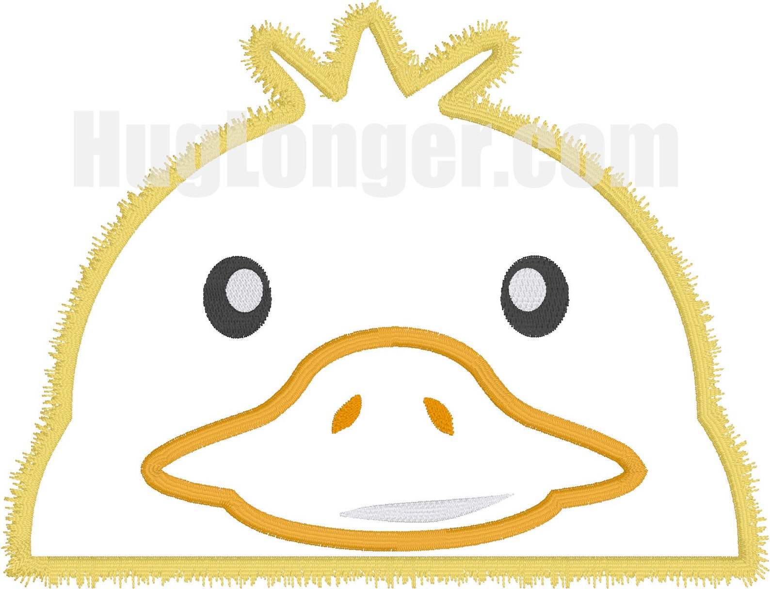 Applique Peeker Duck ITH Duck Foot Fob HL2183 Embroidery | Etsy