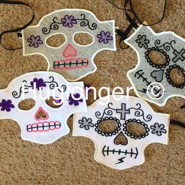 Sugar Skull Masks - Etsy