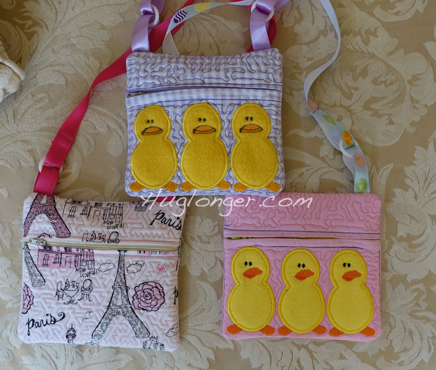 ITH Zippered Children's Purse Embroidery File | Etsy